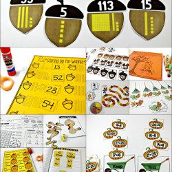 October Math Centers K, 1, and 2 - Tunstall's Teaching Tidbits