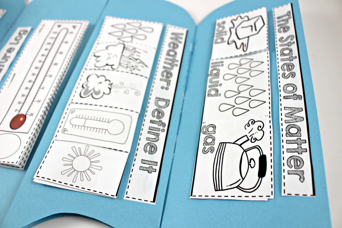 Weather Interactive Science Notebook - Tunstall's Teaching