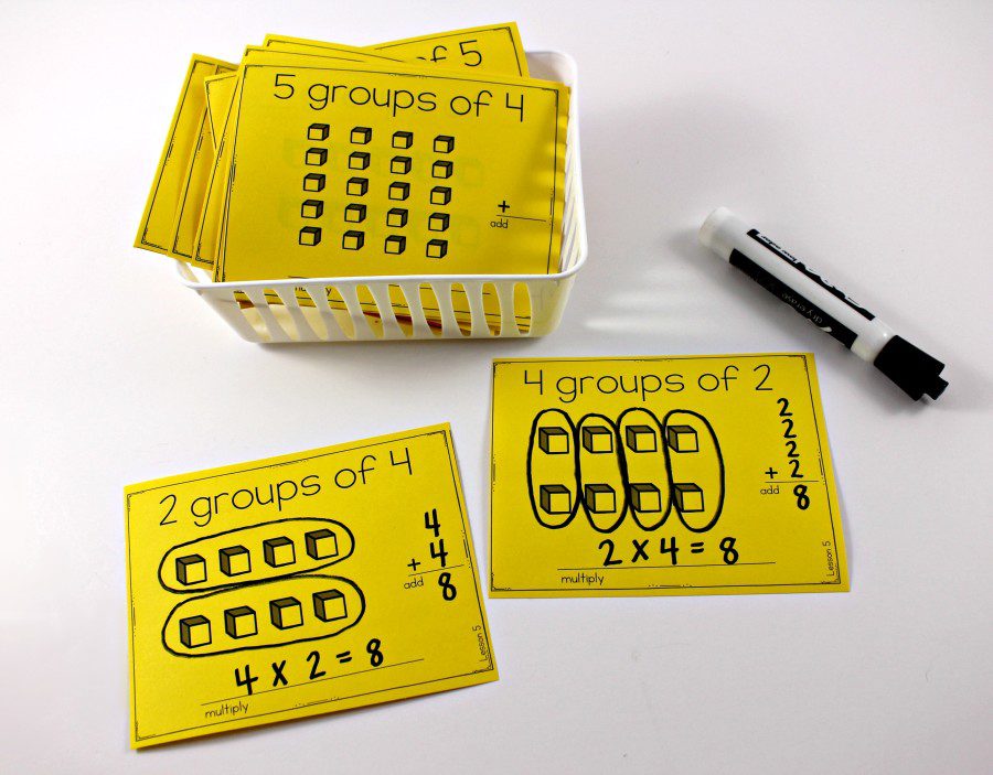 multiplication and division situations second grade