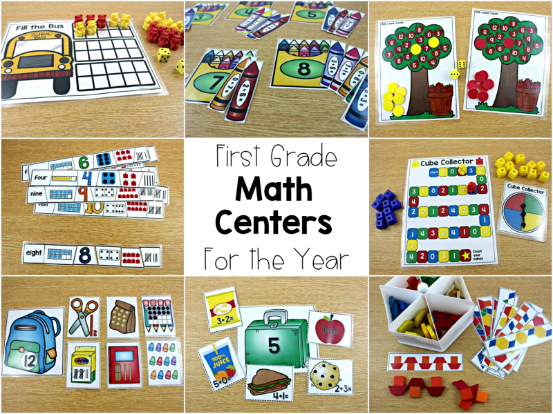 Math Centers For First Grade Tunstall s Teaching Tidbits