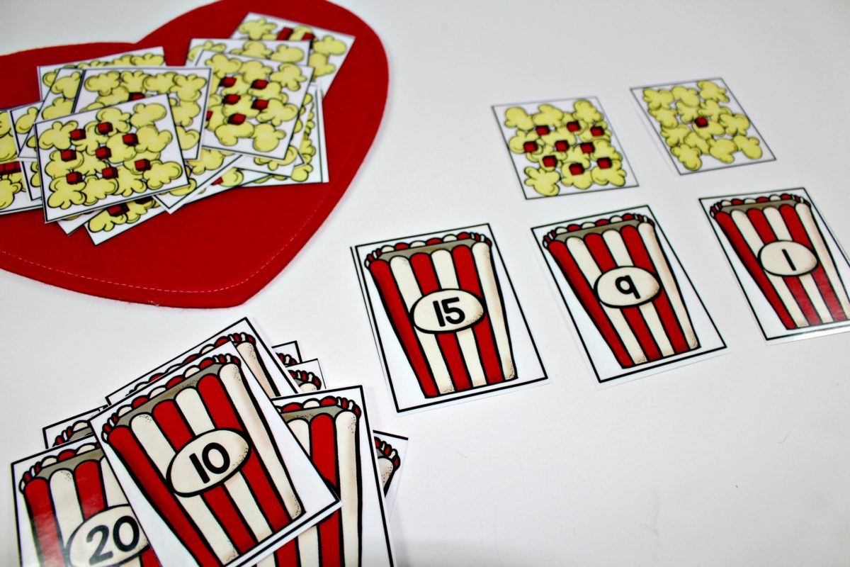 February Math Centers K,1, & 2 - Tunstall's Teaching Tidbits