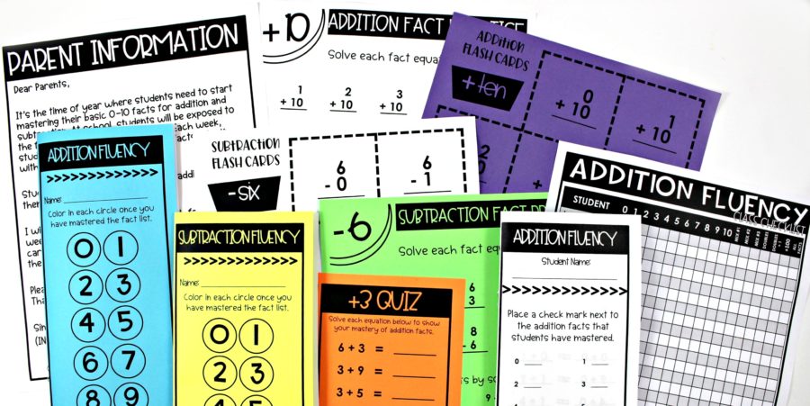 Math Fact Fluency - Tunstall's Teaching