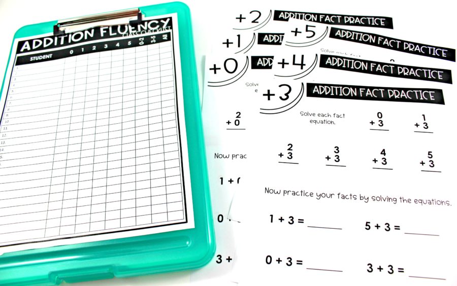 Math Fact Fluency - Tunstall's Teaching