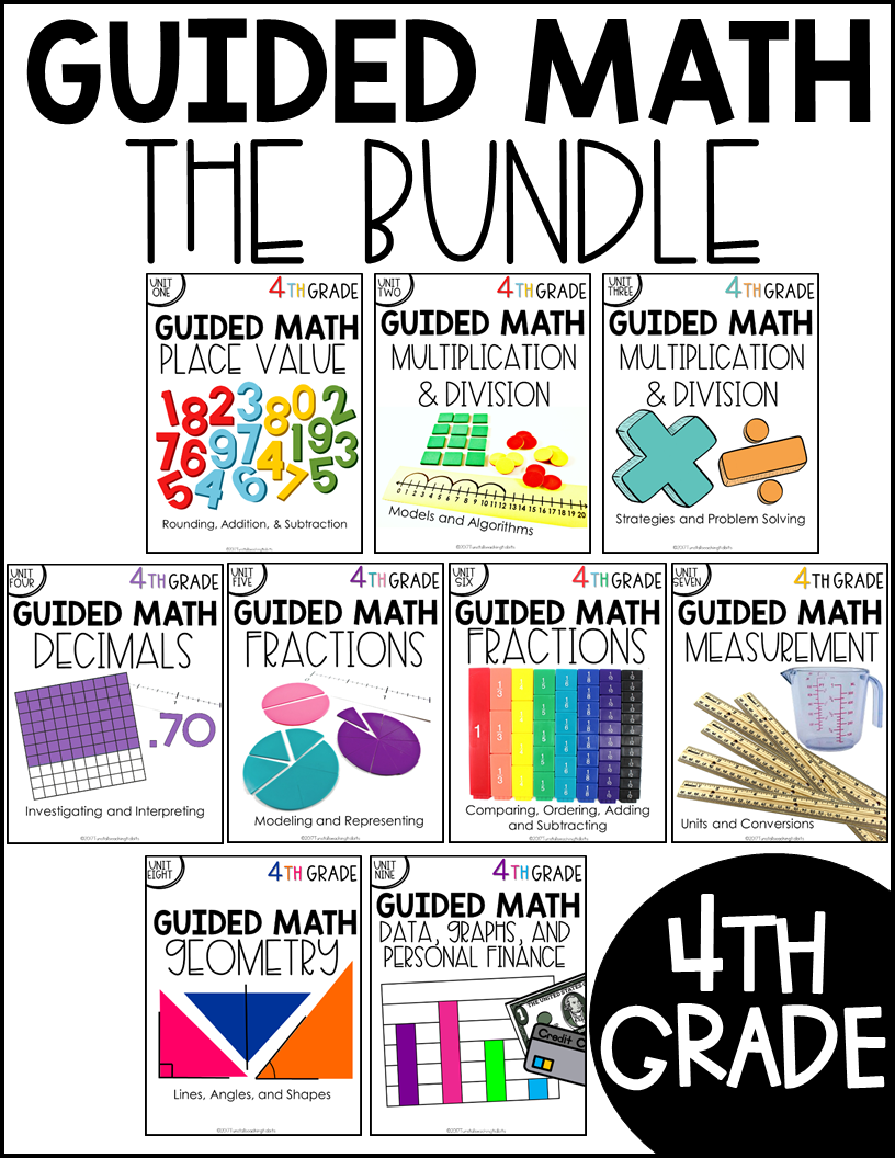 4th Grade Guided Math - Tunstall's Teaching Tidbits