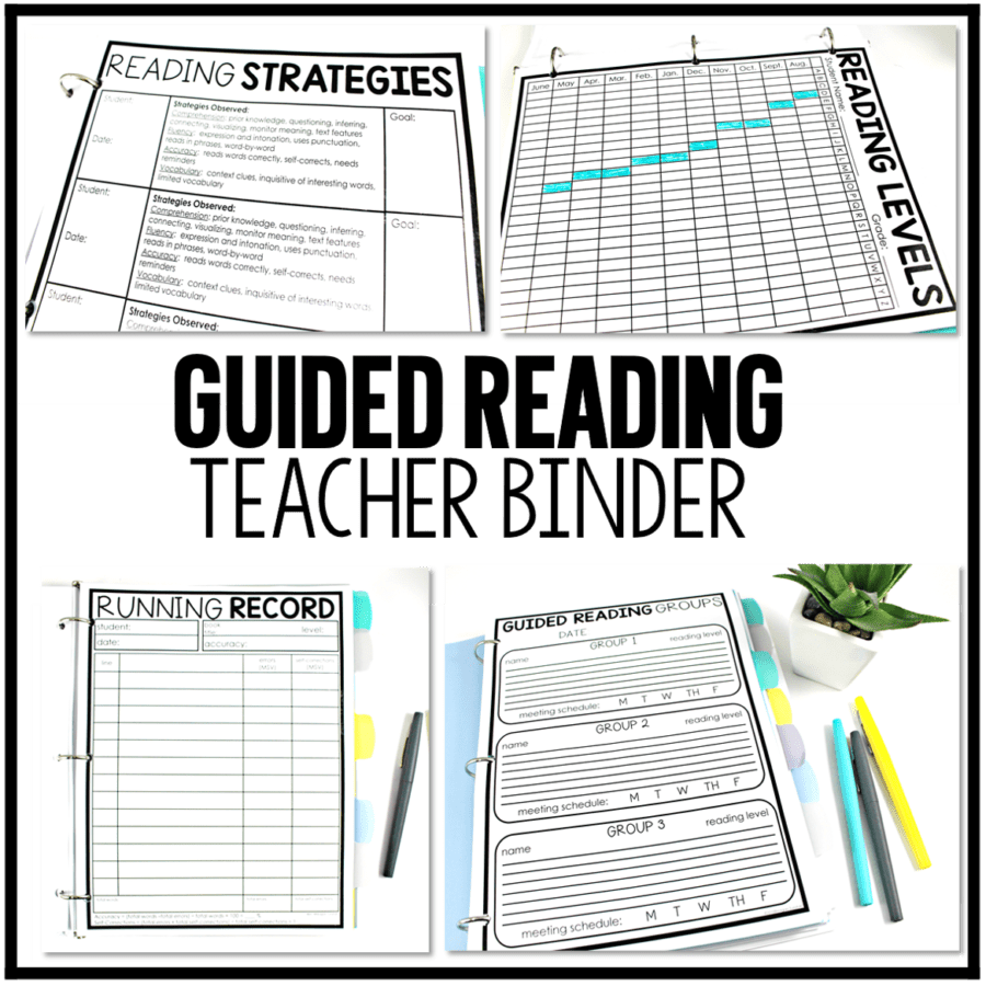 Guided Reading Teacher Binder - Tunstall's Teaching