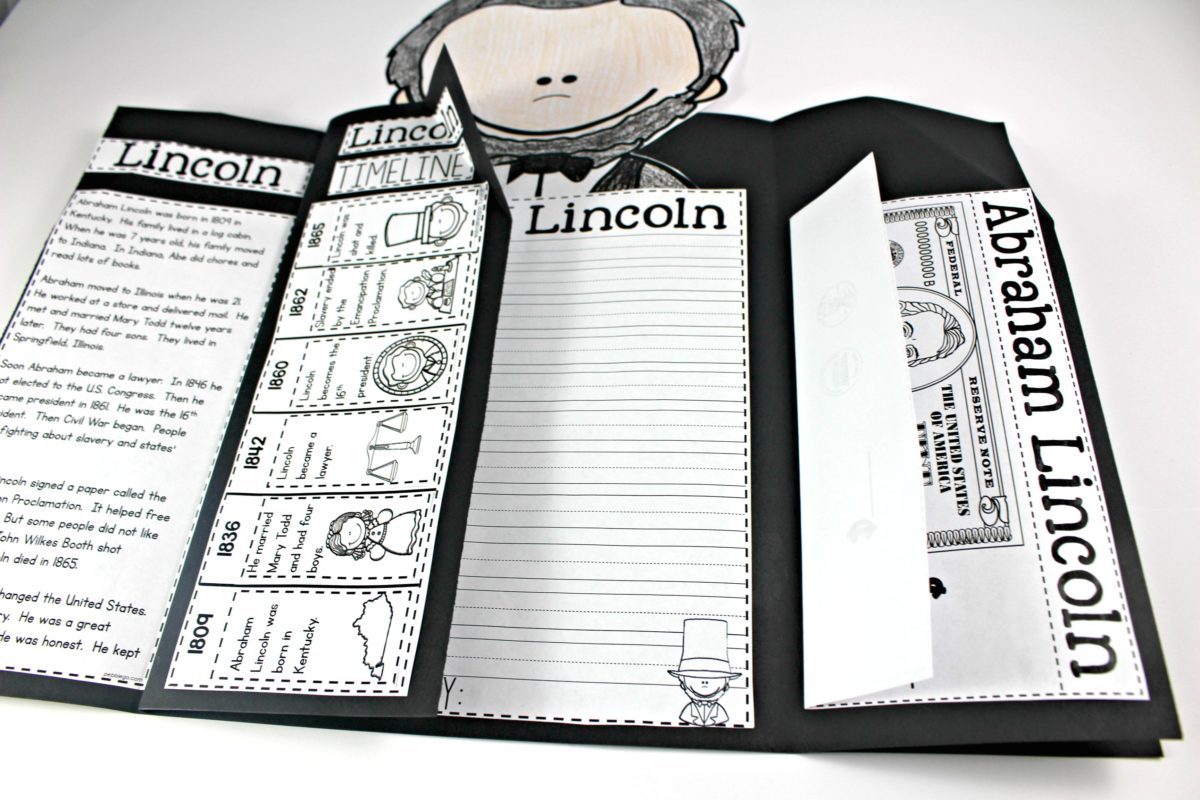 Presidents George Washington and Abraham Lincoln