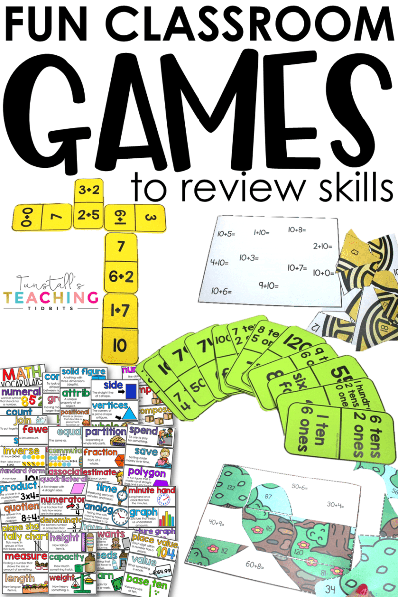 Five Easy Elementary Classroom Review Games - Tunstall's Teaching