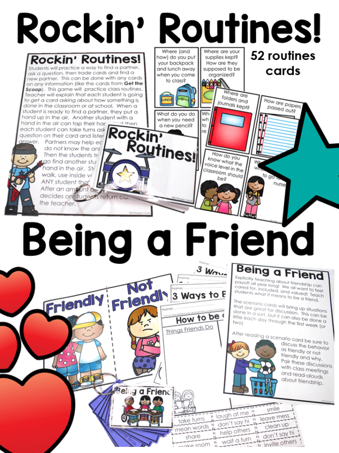 First Week Favorites for Back to School Time - Tunstall's Teaching