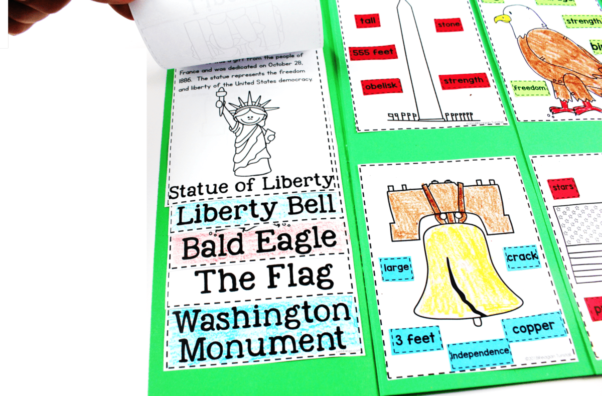 U.S. Symbols Interactive Activities - Tunstall's Teaching