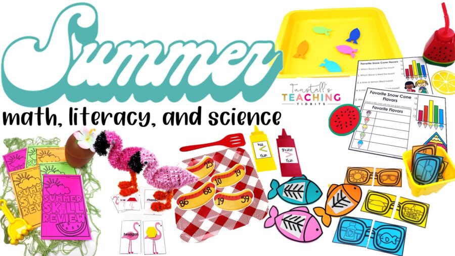 Spring Literacy and Math Workstations - Tunstall's Teaching