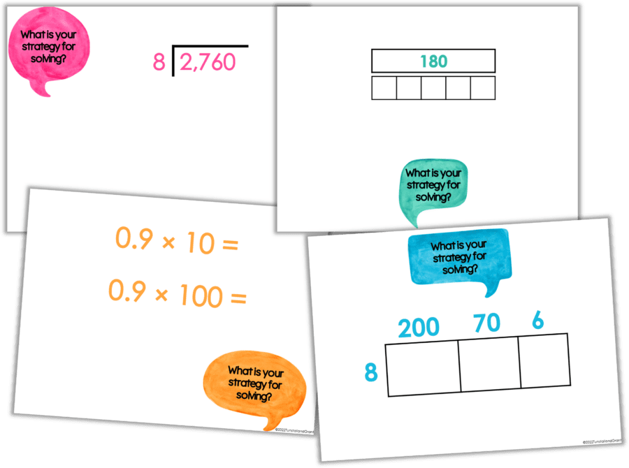 Number Talks for Math Warm-Ups pre-K-5 - Tunstall's Teaching